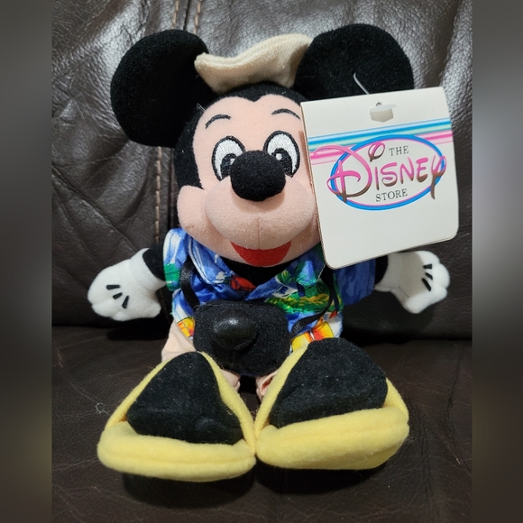 Disney | Toys | Tourist Mickey Beanie Disney Beanbag Mickey Mouse ...